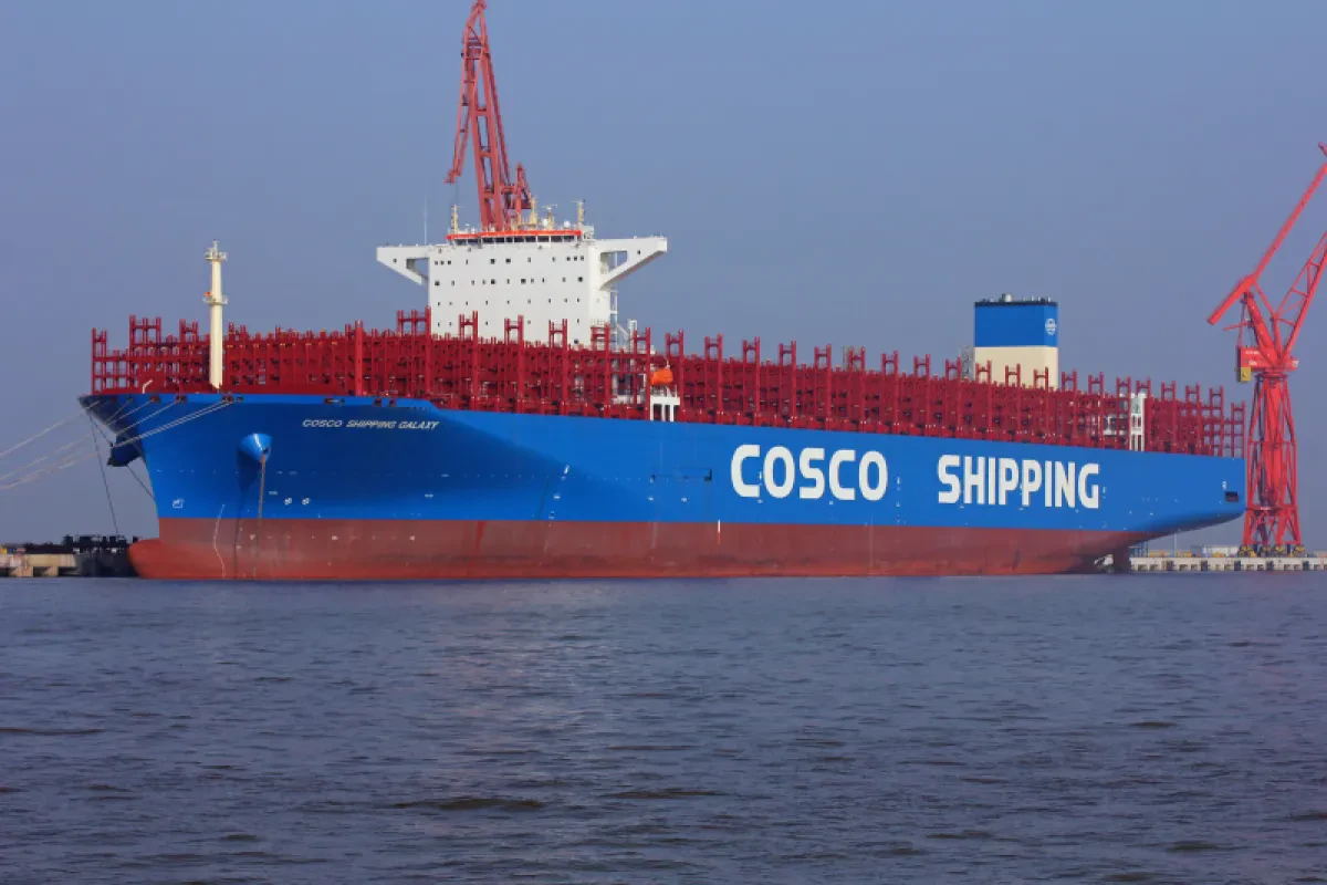 COSCO Shipping Lines Names Its Third 21,000 TEU Boxship Giant - eeSea