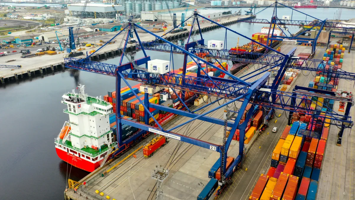 Teesport welcomes new Containerships route between the UK and the ...